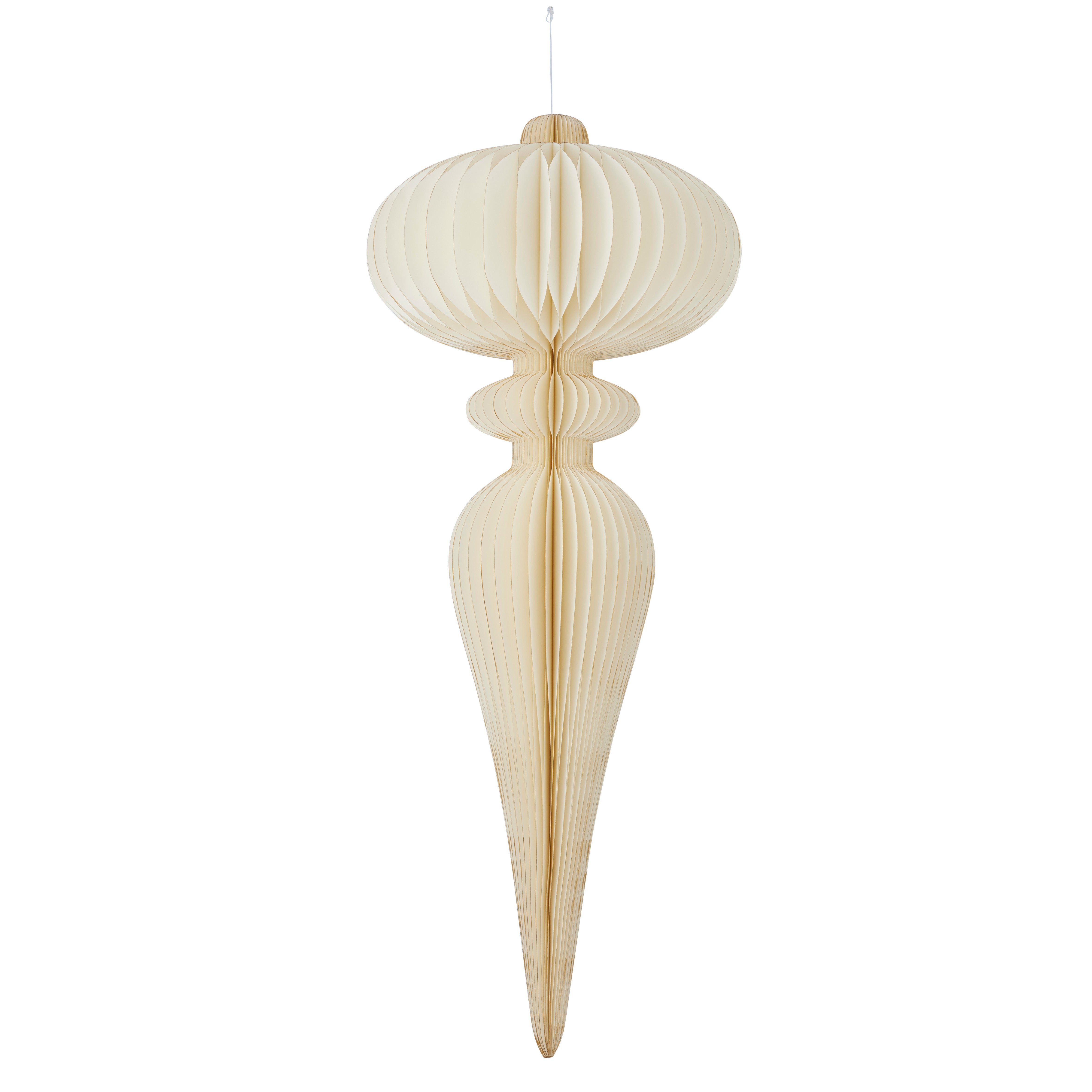 Finial Paper Decoration 31x76cm White – The Corner Booth